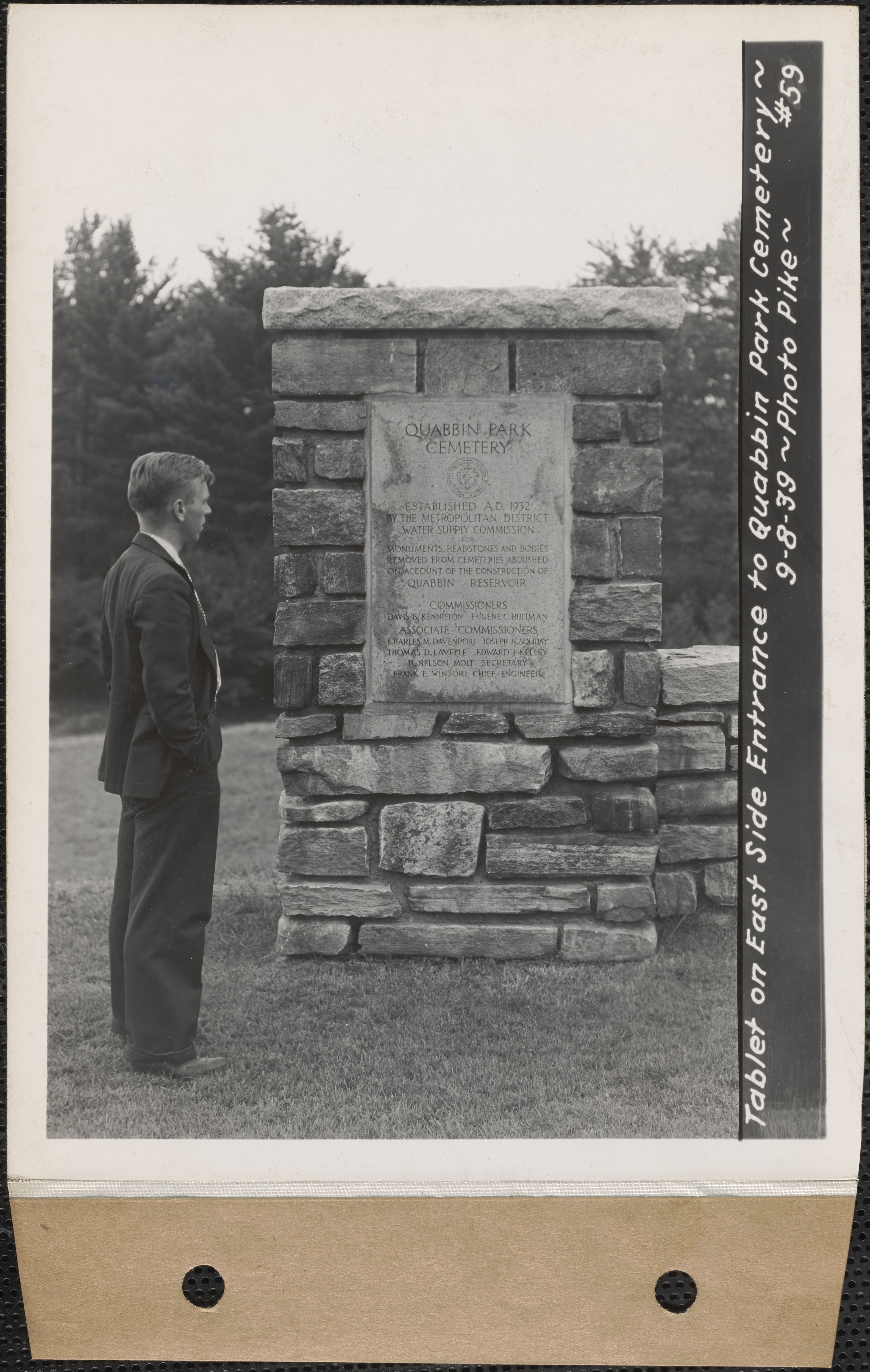 Quabbin Reservoir Cemetery Photographs | Massachusetts Archives Digital Repository